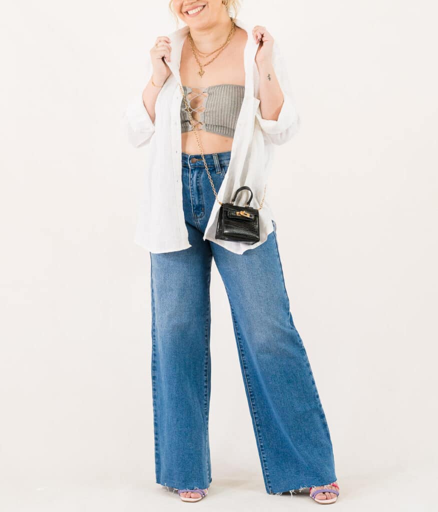 Crop Básico Gris - Veralover